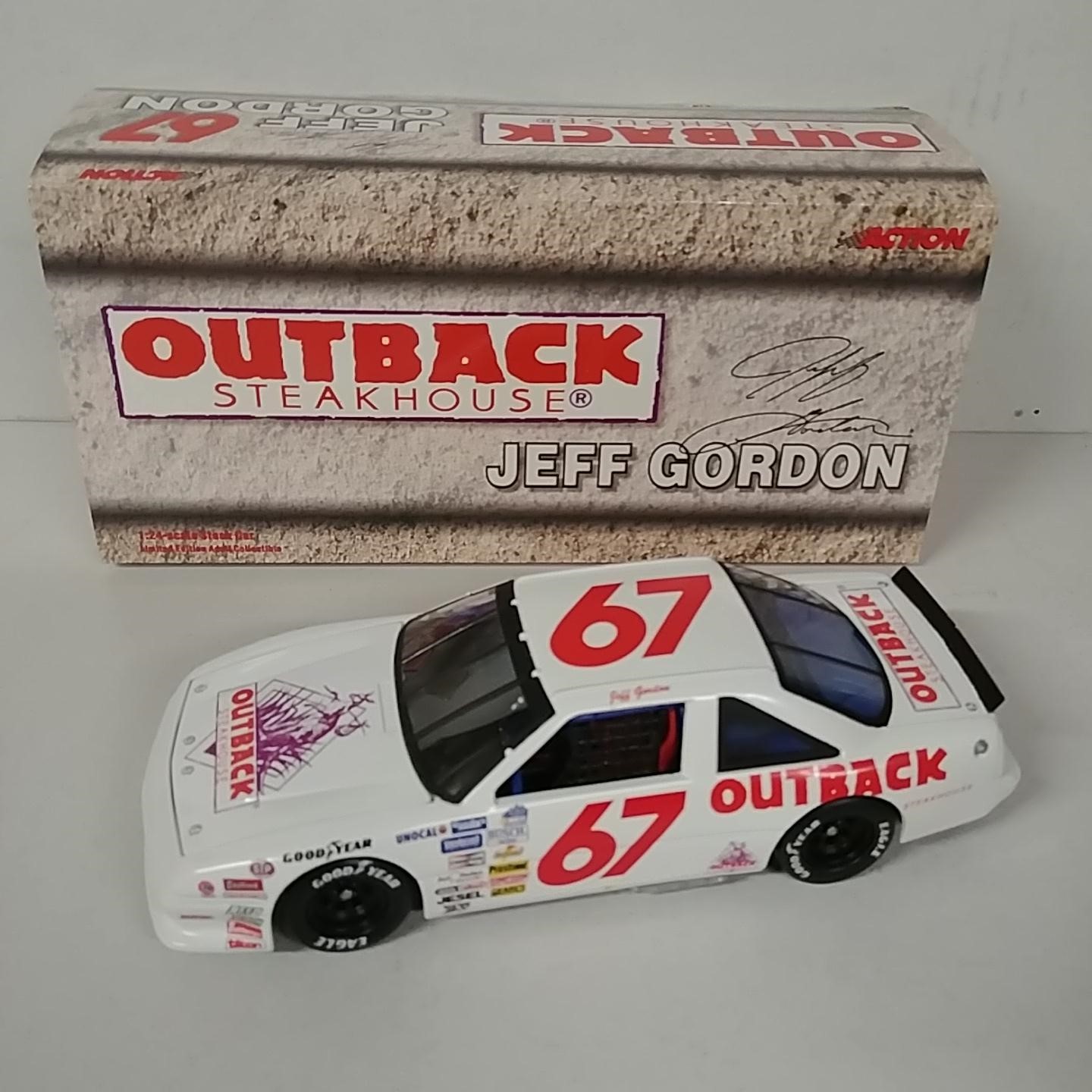 ..1990 Jeff Gordon 1/24th Outback Steakhouse c/w car