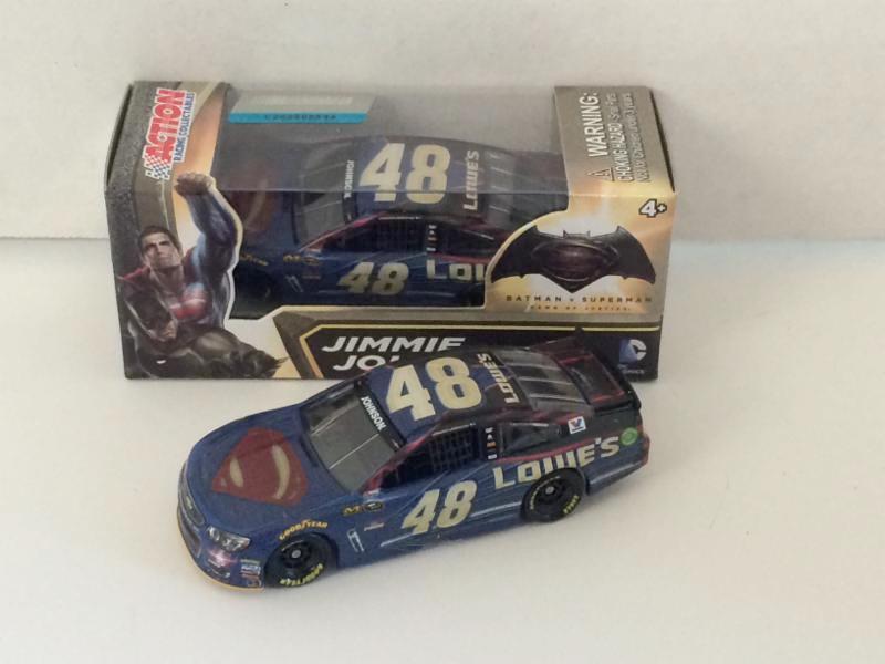 ..2016 Jimmie Johnson 1/64th Lowe's "Superman" Pitstop Series car