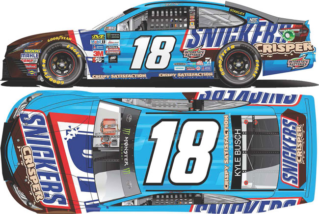 ..2017 Kyle Busch 1/64th Snickers Crisper Pitstop Series car