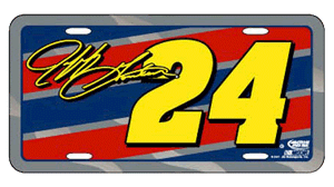 ..2001 Jeff Gordon Acrylic Laser License Plate