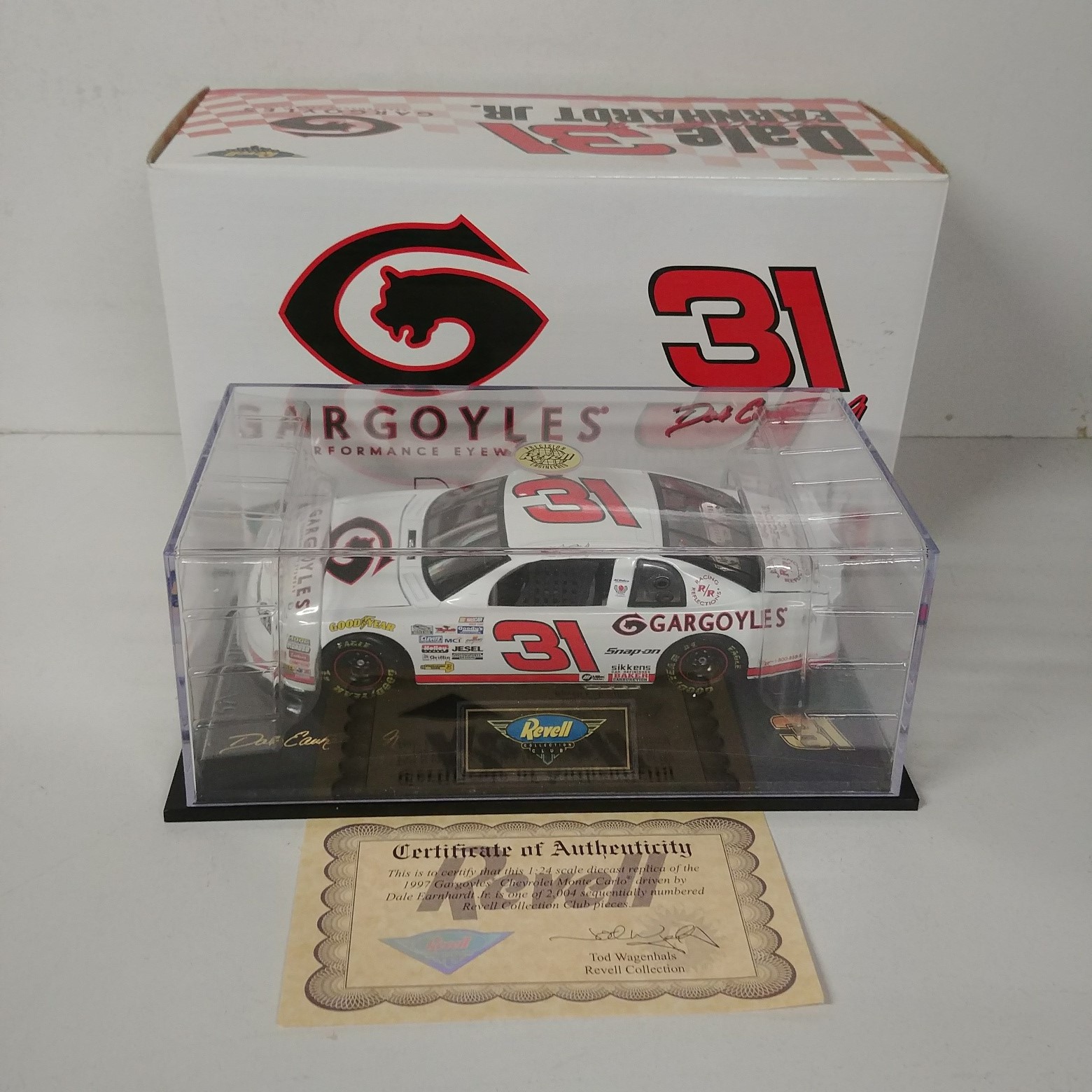 ..1997 Dale Earnhardt Jr 1/24th Gargoyles c/w car