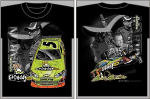 ..2010 Mark Martin GoDaddy.com "Color" tee