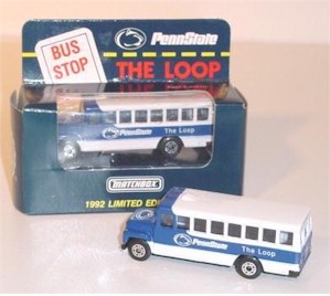 ..1992 Penn State 1/64th collectible bus