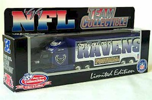 ..1999 Baltimore Ravens 1/80th NFL transporter