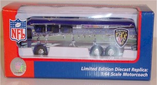 ..2001 Baltimore Ravens 1/64th Motorcoach