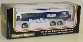 ..2002 Penn State 1/64th Nittany Lion bus