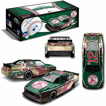 ..2012 Boston Red Sox 1/24th 100 Years Hood Open Trunk Open car