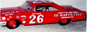 ..1963 Curtis Turner 1/64th Ed Martin Ford car