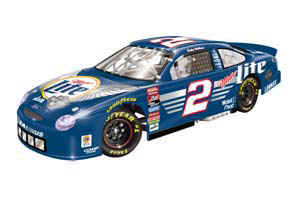 ..1999 Rusty Wallace 1/24th Miller Lite "Harley" c/w car